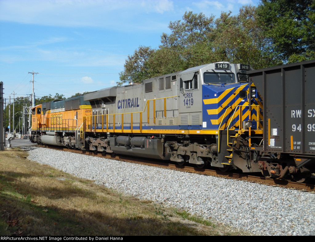 Citirail GE trailing on NS 735